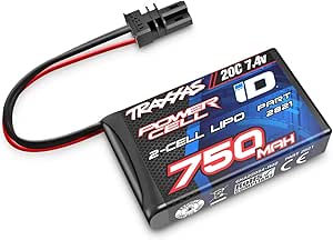 Traxxas LIPO 7.4V 750MAH 2S 20C ID TRX-4M : Amazon.ca: Toys & Games