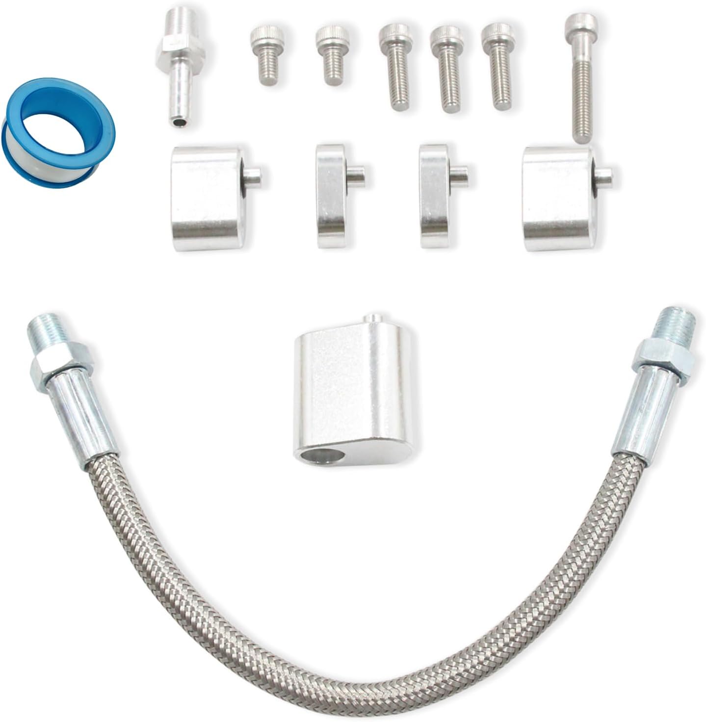 Amazon.com: LS Throttle Body Bypass Hose kit LS Coolant/Steam Port ...