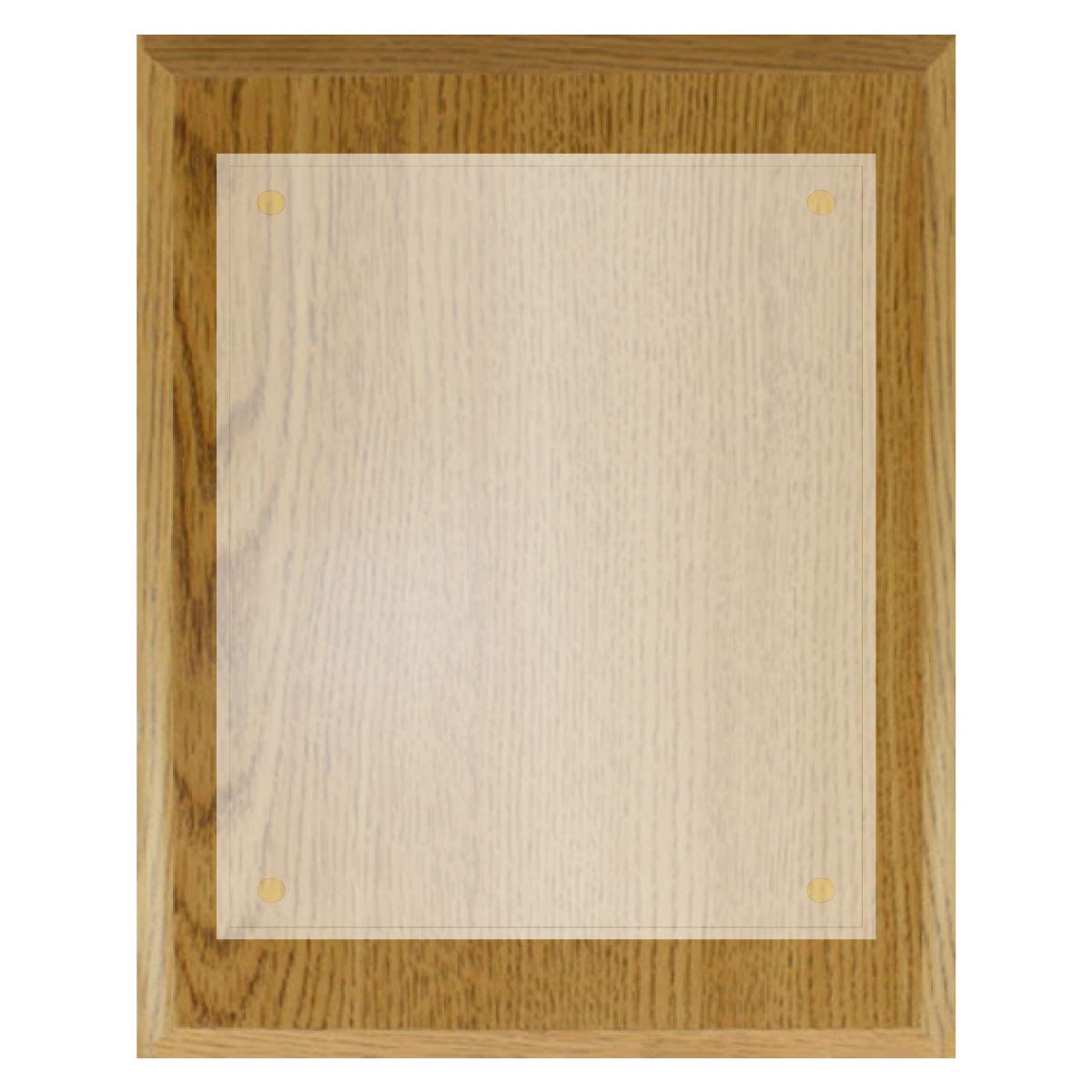 Snapklik.com : Wood Board Document Holder Plaques Kits 8"x10" Oak Board