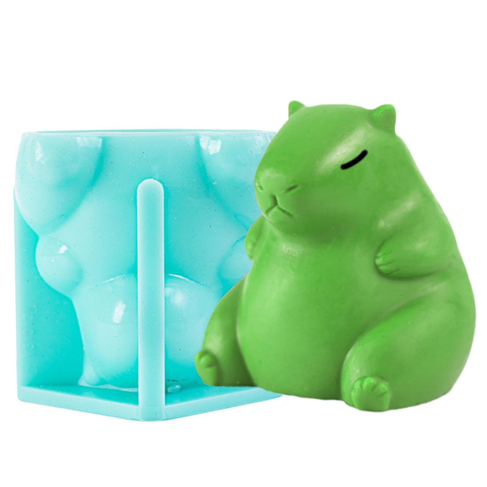 Amazon.com: 1/2Pieces Capybara Mould - Animal Shaped Candle Mold | Cake ...