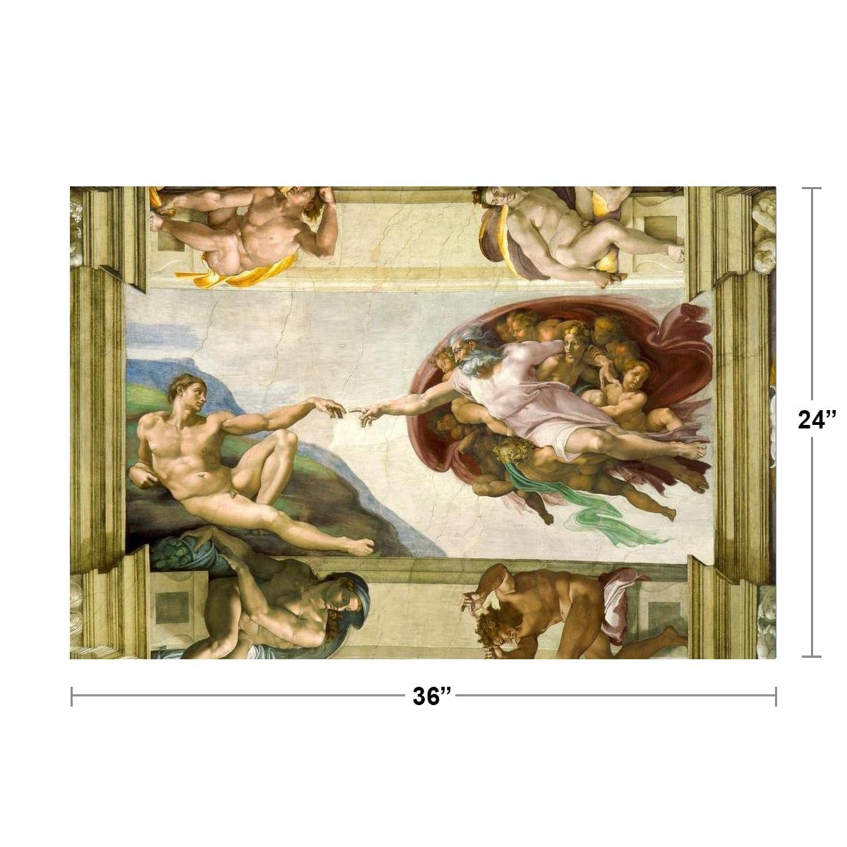 Michelangelo Sistine Chapel Ceiling Creation Of Adam