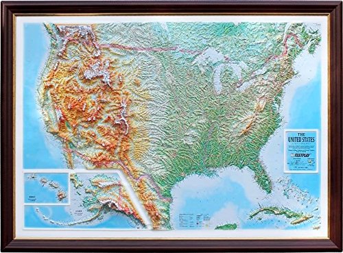 Amazon.com : TestPlay Raised Relief Base Map Of United States With ...