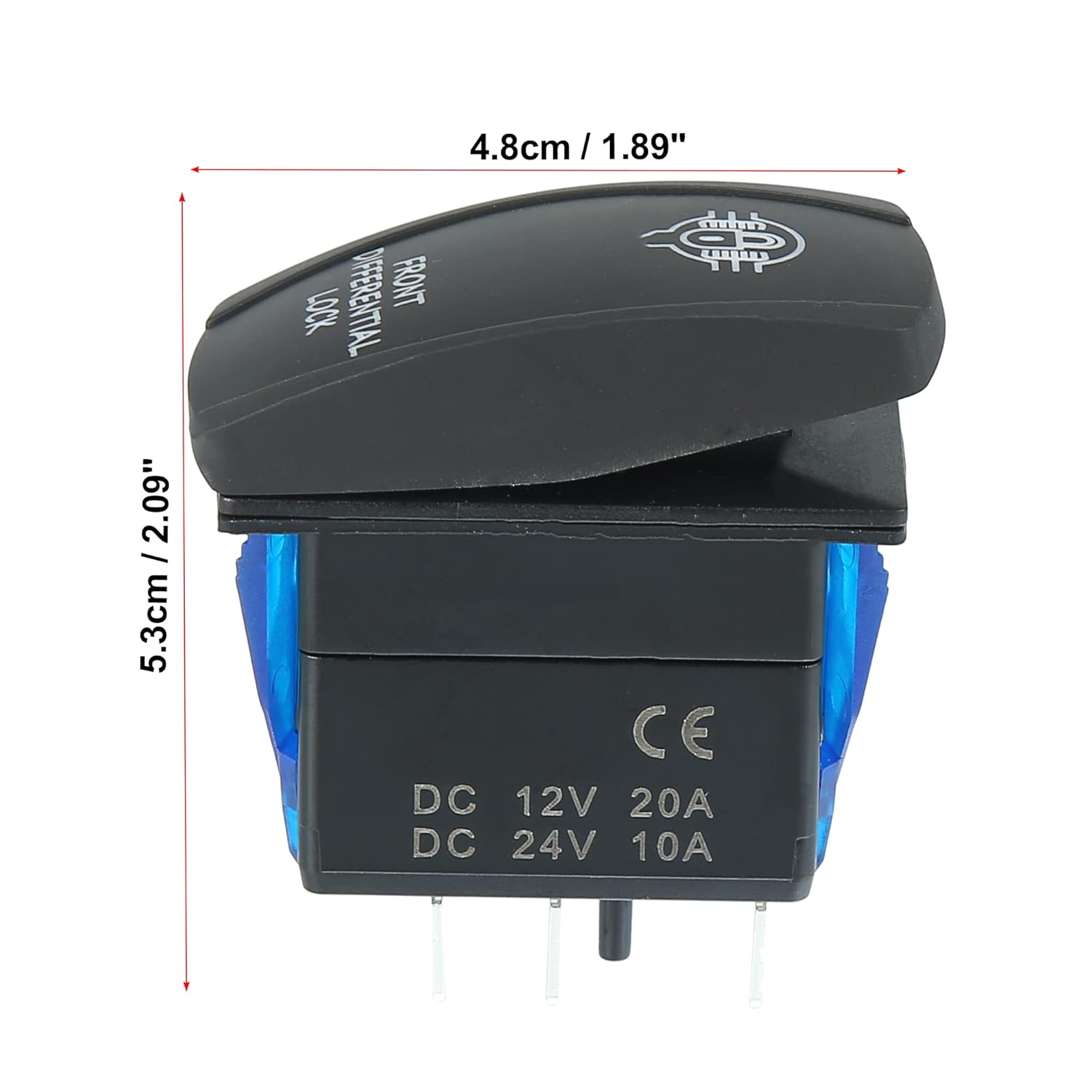 X AUTOHAUX 12V/24V Blue LED Front Diff Lock Rocker Philippines | Ubuy