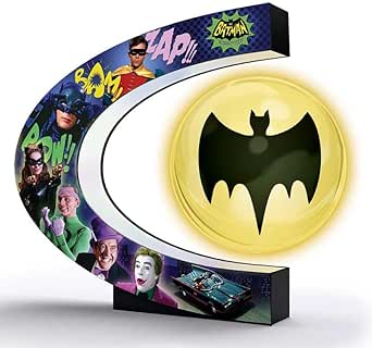 The Bradford Exchange Illuminated Levitating Bat Signal Lights Up with ...