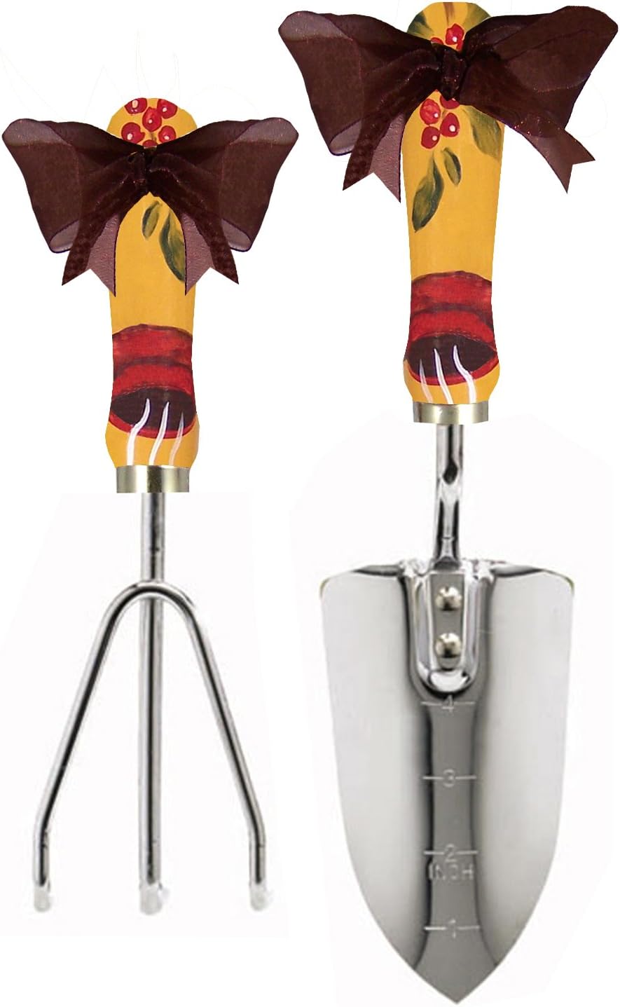 Amazon.com : Cute Tools Stainless Steel Garden Shovel and Three Prong ...