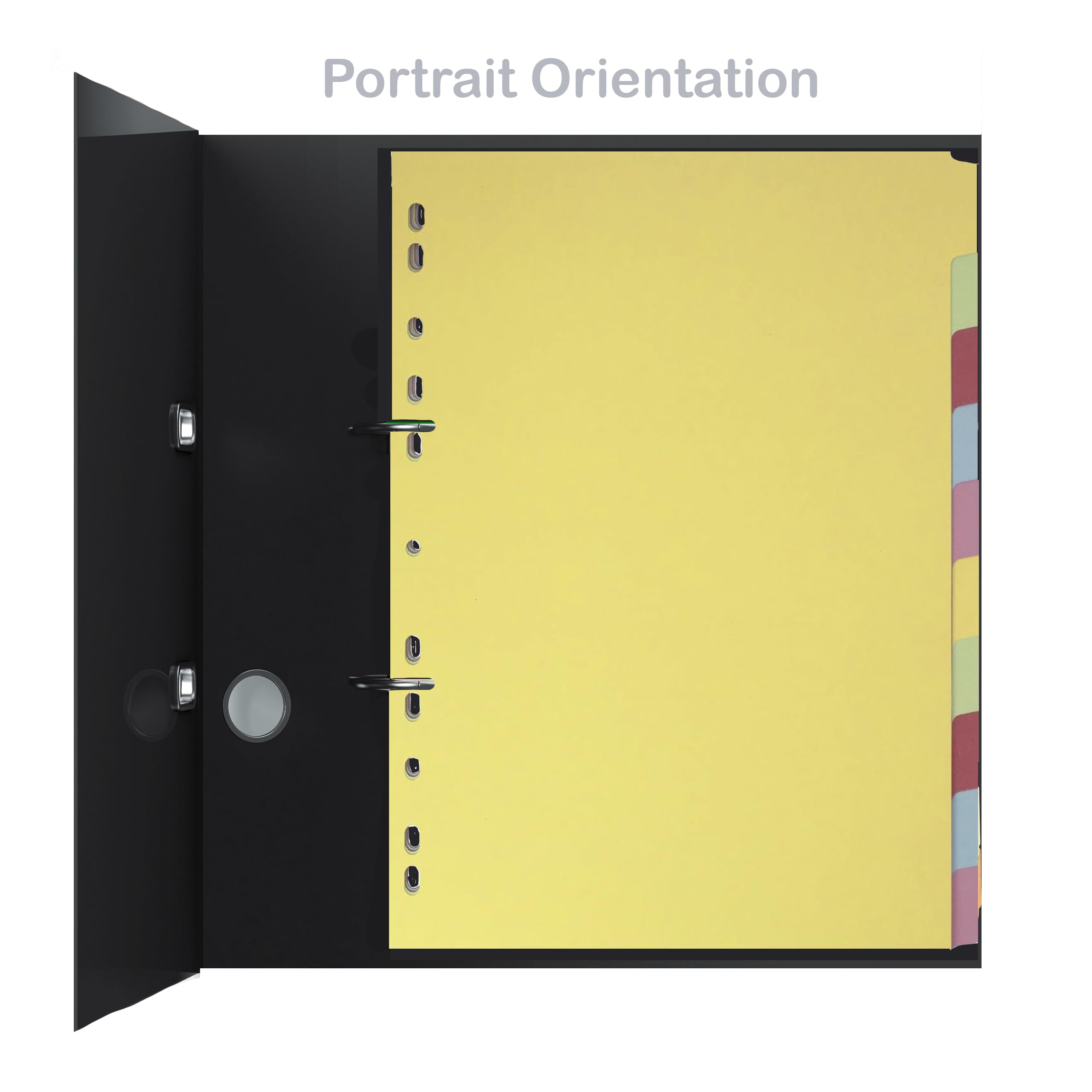 Ring Binder File Dividers A4, 10 Part Extra Wide Folder Dividers Extra ...