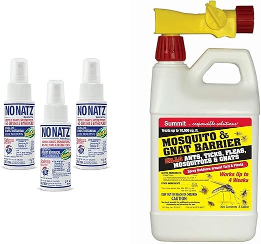 Amazon.com: No Natz Botanical Bug Repellent (3-Pack) and Summit ...