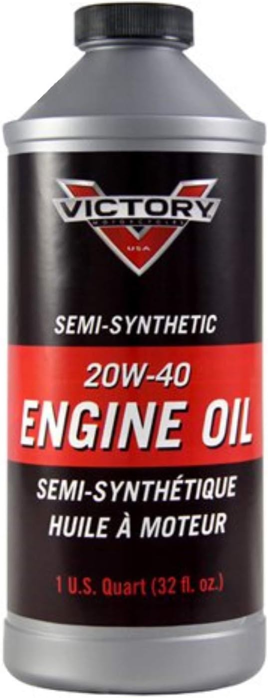 Amazon.com: Victory Motorcycles Semi-Synthetic 20W-40 Engine Oil 1 ...