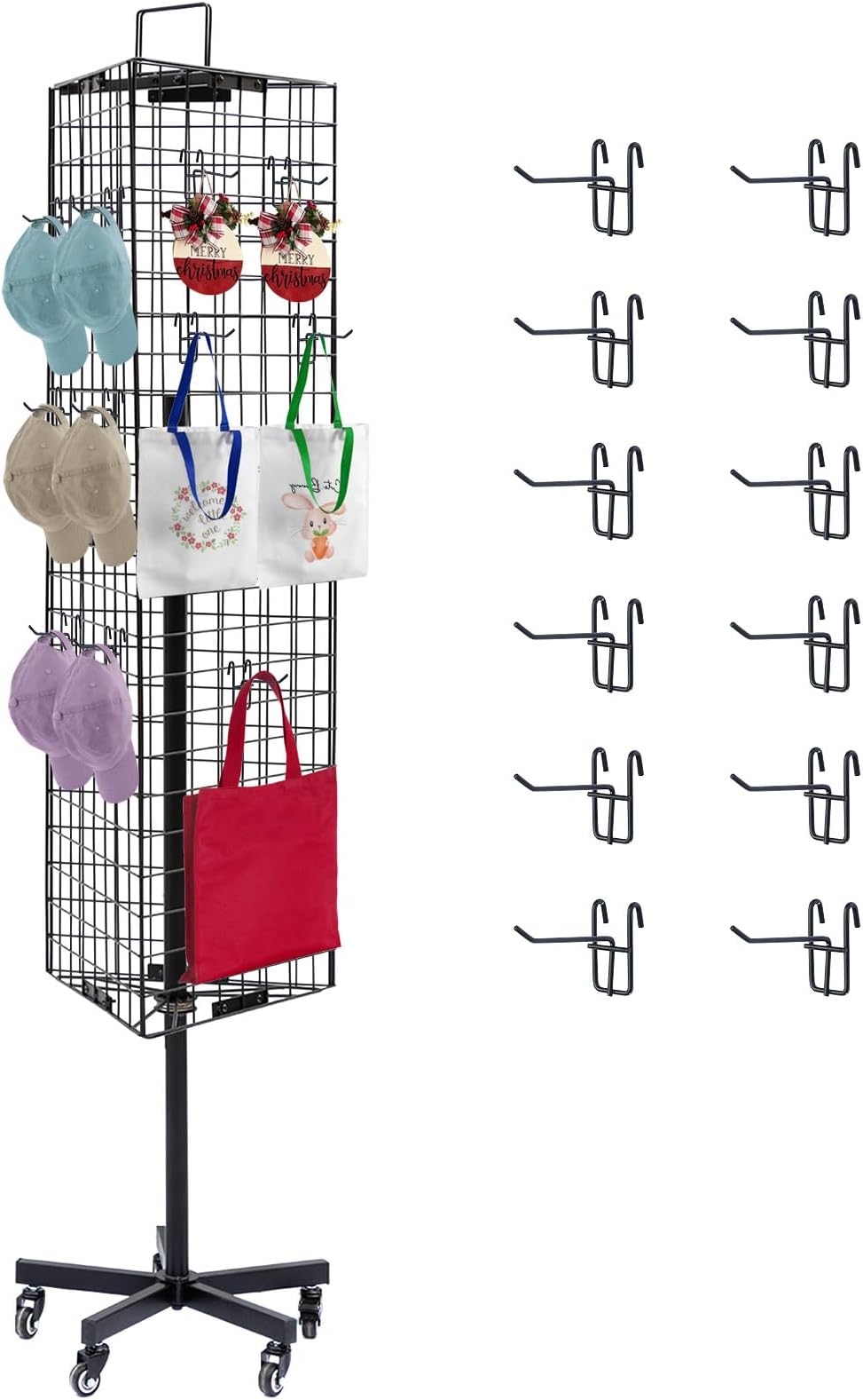 Amazon.com: NectaCol Grid Wall Panels, 2 Packs 2'x 6' Gridwall Display ...