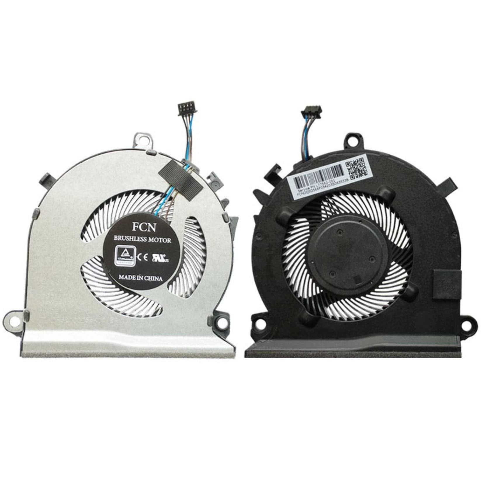 Fleshy Leaf CPU Cooling Fan Replacement for HP Pavilion Gaming 15-EC 15 ...