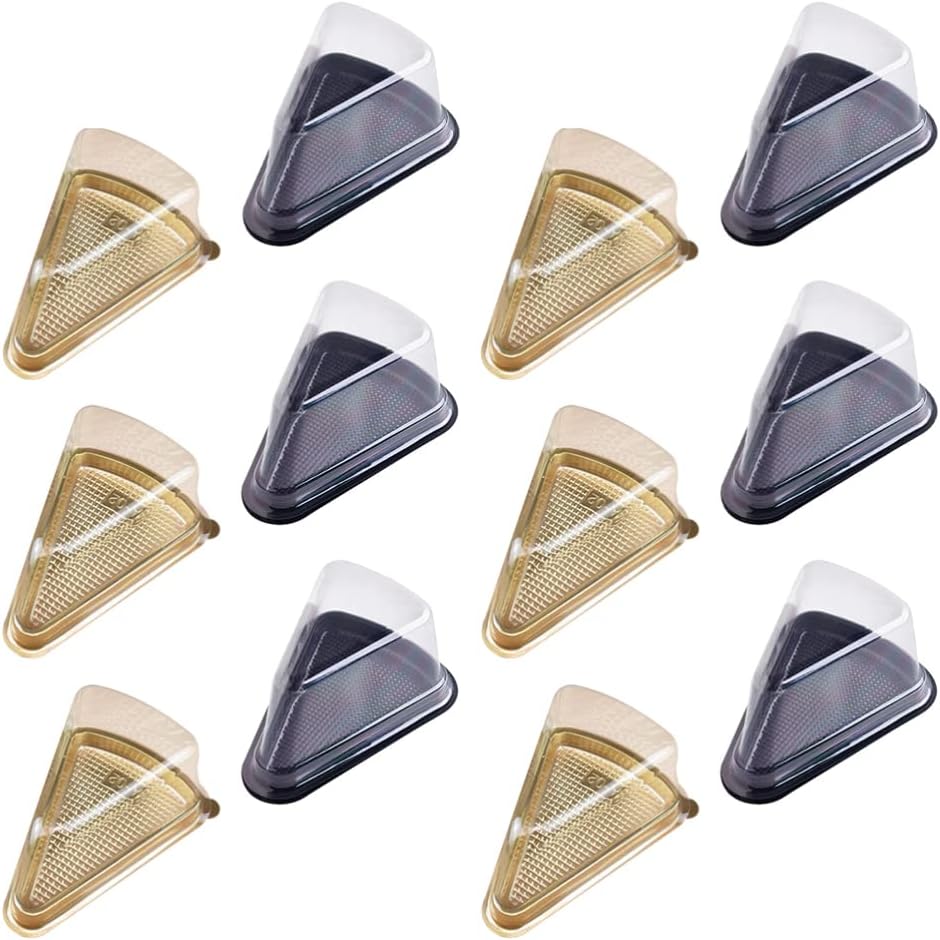 Amazon.com: Abaodam 40Pcs Cake Slice Plastic Containers with Lids ...