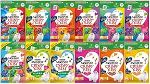 Amazon.co.jp: モンプチ 猫用おやつ クリスピーキッス 各1個12種アソート 144gシリーズ (一部126g製品)【グレイビーソース＆厳選グルメ・グリル＆海鮮グルメ・セレクト ...