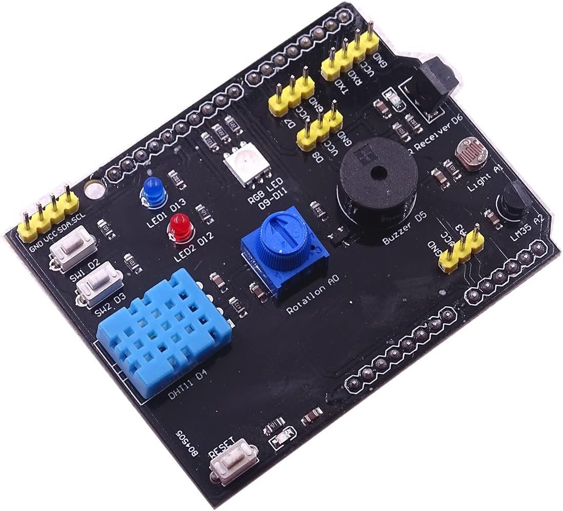 Arduino UNO R3 Expansion Board with Temperature, Nepal | Ubuy