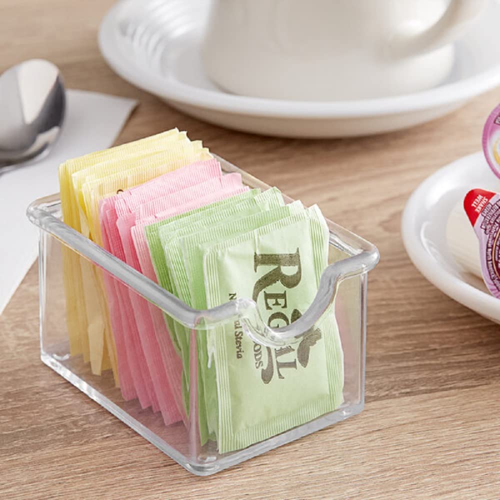 Snapklik.com : Set Of 12 Sugar Packet Holder Plastic Clear Color -Sugar ...