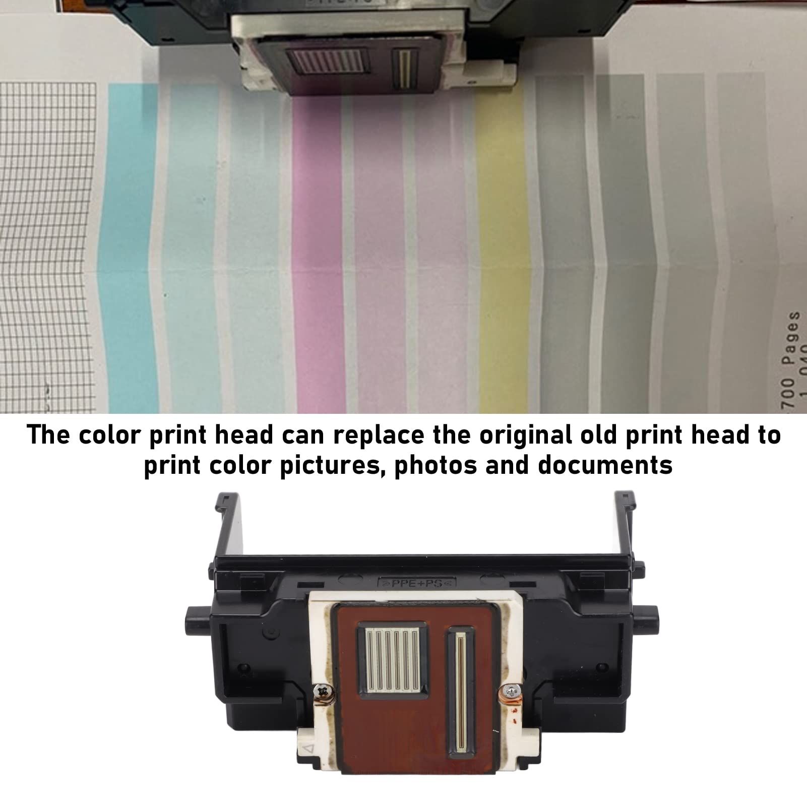 PUSOKEI Printhead Replacement, Color Print Head, with Protective Cover ...