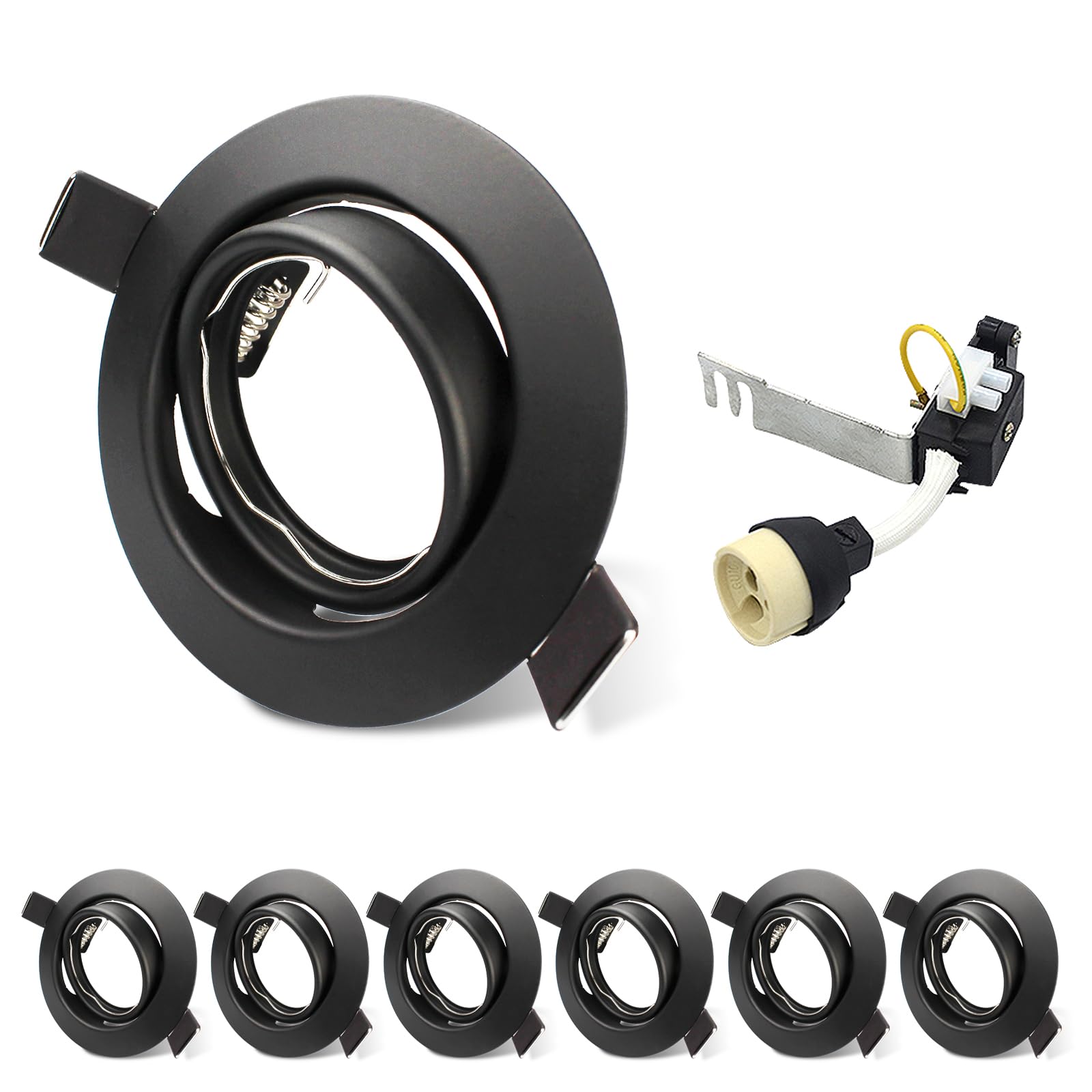 Allesgute 6X LED Downlights for Ceiling Modern GU10 Spotlight Fittings ...