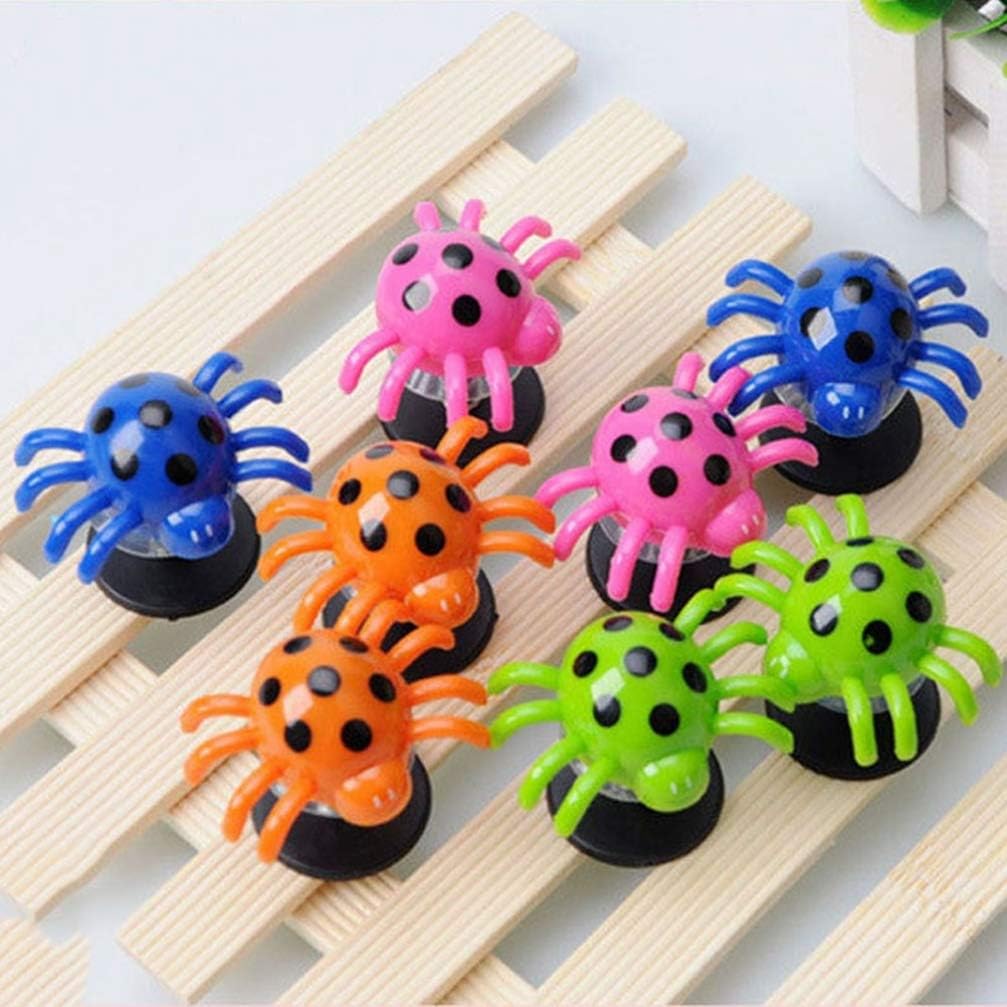 Buy STOBOK Bounce Spiders Colorful Plastic Funny Activities Gift ...
