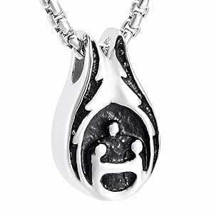 Amazon.com: Oinsi Mother&Child Together Forever Memorial Urn Necklace ...