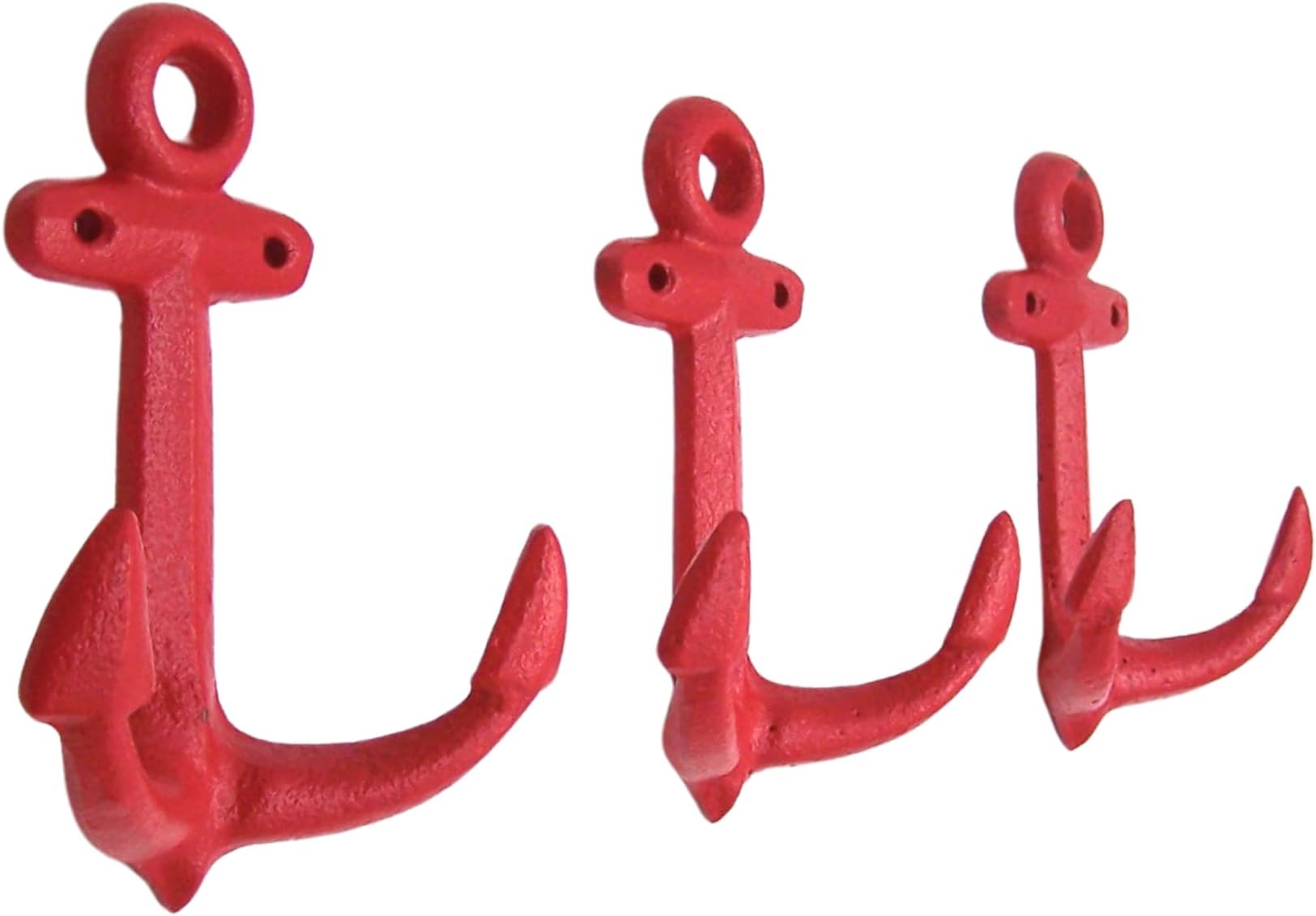 Amazon.com: Wowser Four Point Dark Brown Deer Antler Cast Iron Wall ...