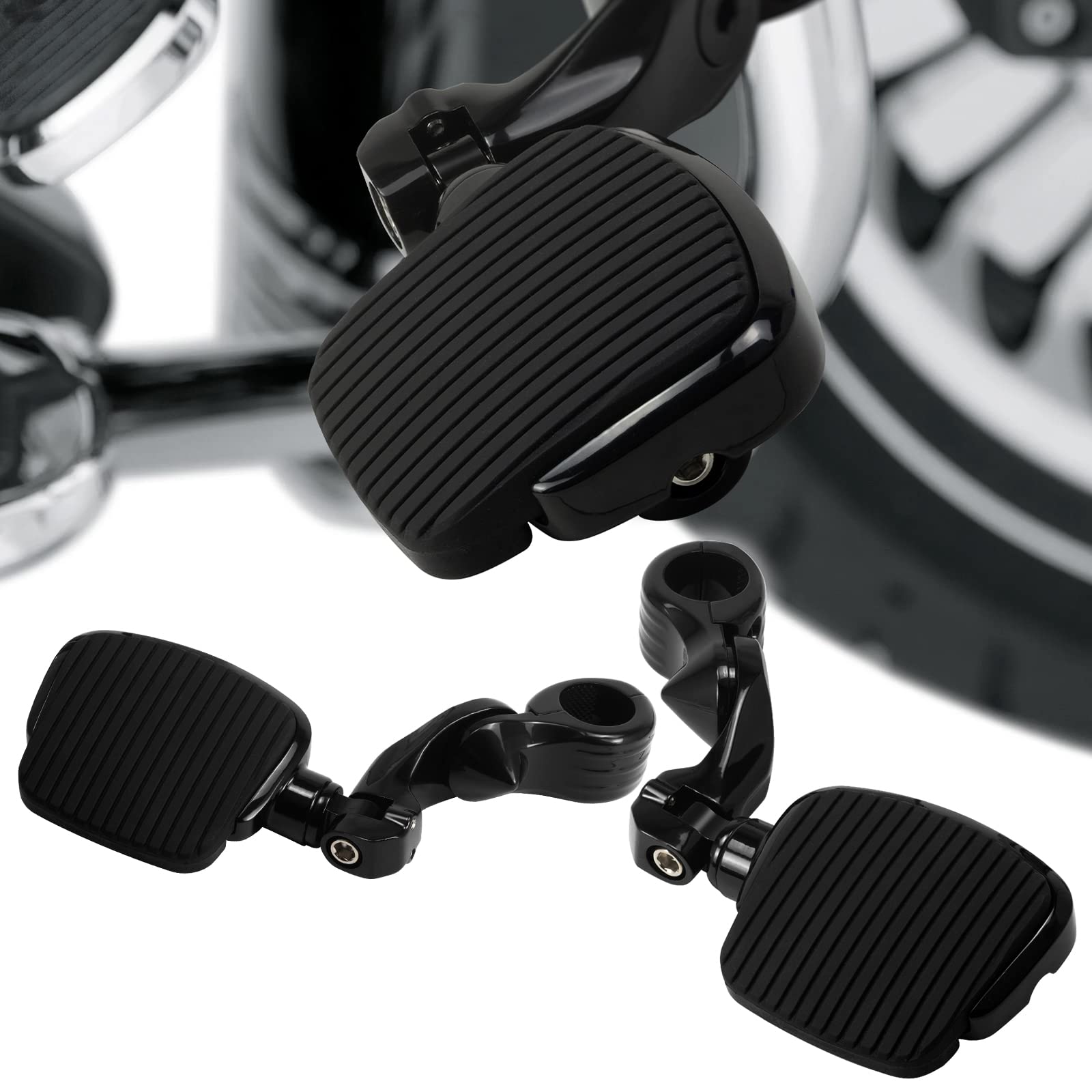 Snapklik.com : 1.25" Short Angled Adjustable Motorcycle Mini Board Kit ...