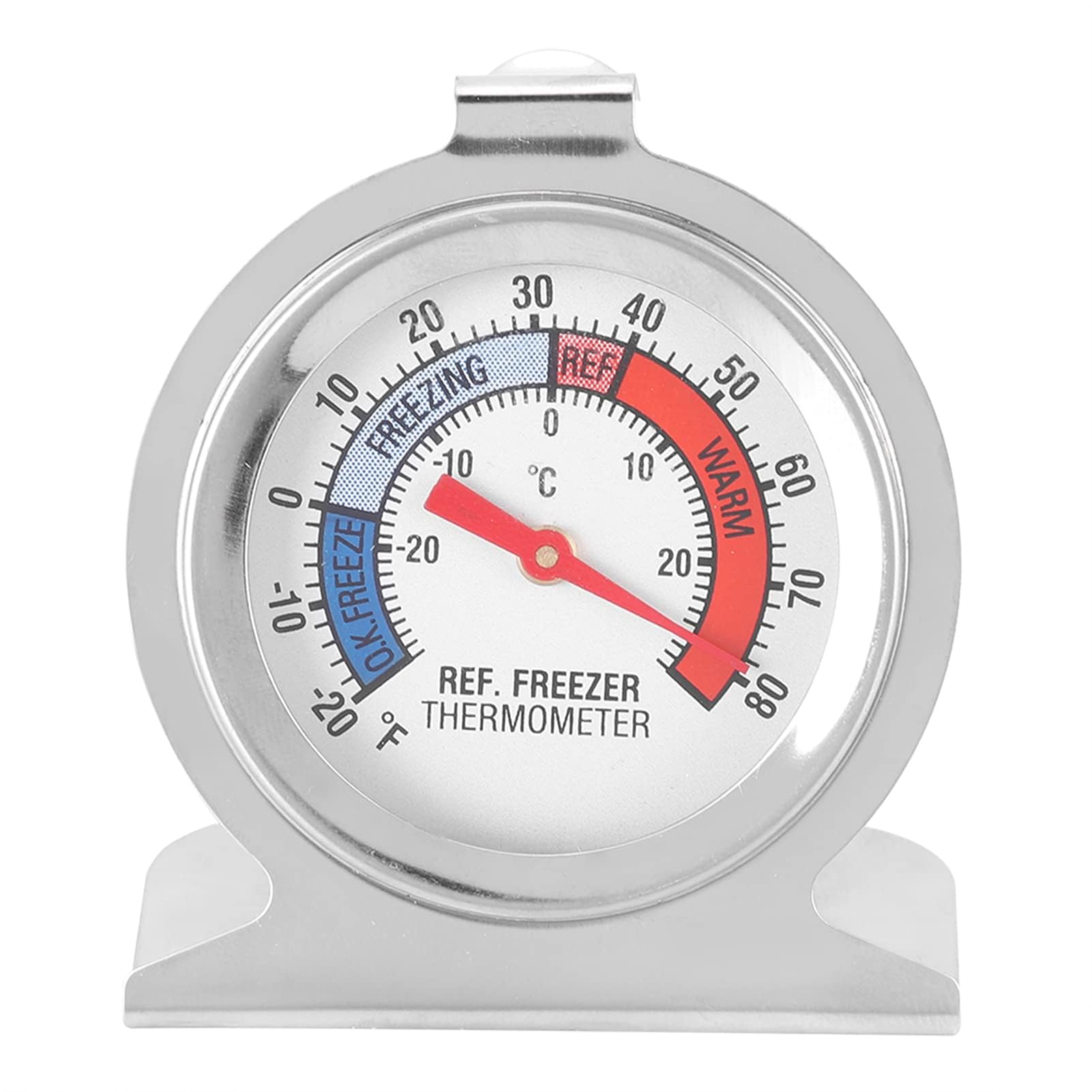Refrigerator Thermometer, Classic Fridge Analog Thermometer Large Dial ...