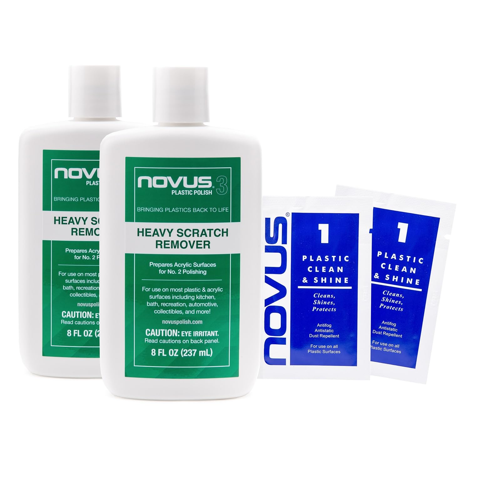 Amazon.com: NOVUS 7082 | Heavy Scratch Remover #3 | 8 oz. Squeeze ...