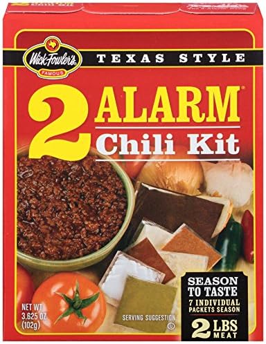 Amazon.com : Wick Fowler's Products 2-Alarm Chili Kit, 3.625 Ounce ...