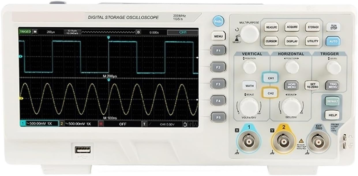 Oscilloscope, Digital Oscilloscope USB UTD2202 Dual Channel 200Mhz 1G ...