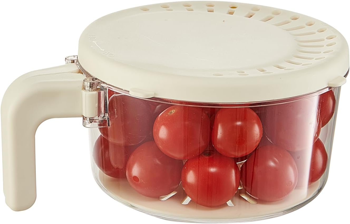 Amazon.com: Fruit Washing Bowl with Strainer,Colander for Kitchen,Multi ...