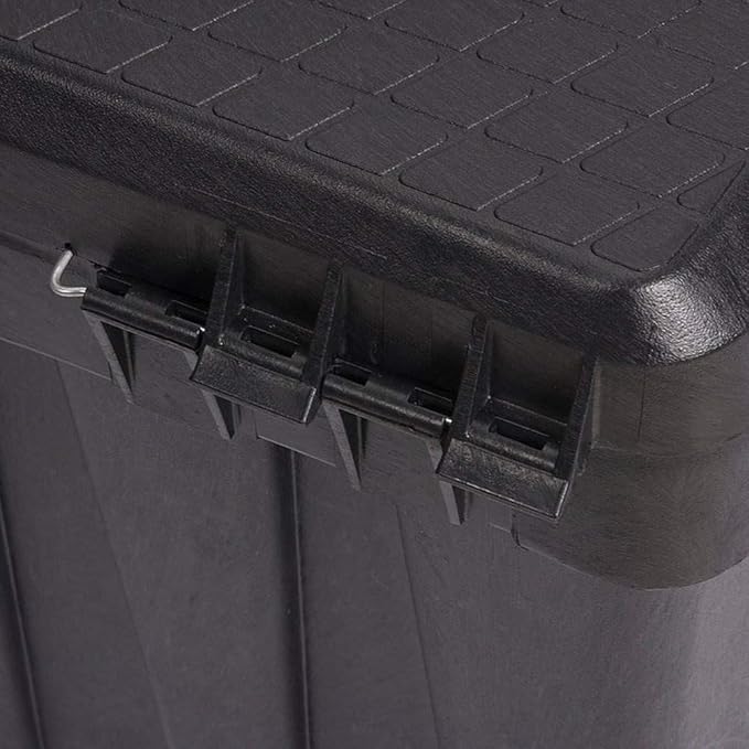 Contico 3514NLBK-1 Pro Tuffbin 20.5 Gal Black Heavy Duty Garage Storage ...