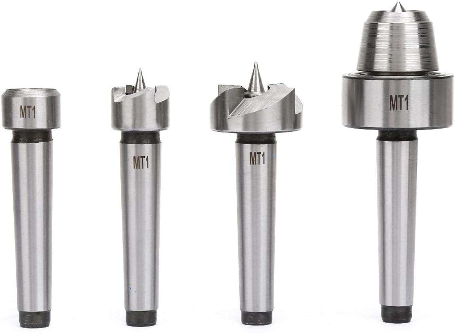 4pcs MT1/MT2 Lathe Turning Spur Cup Center Set for Woodworking Machines ...