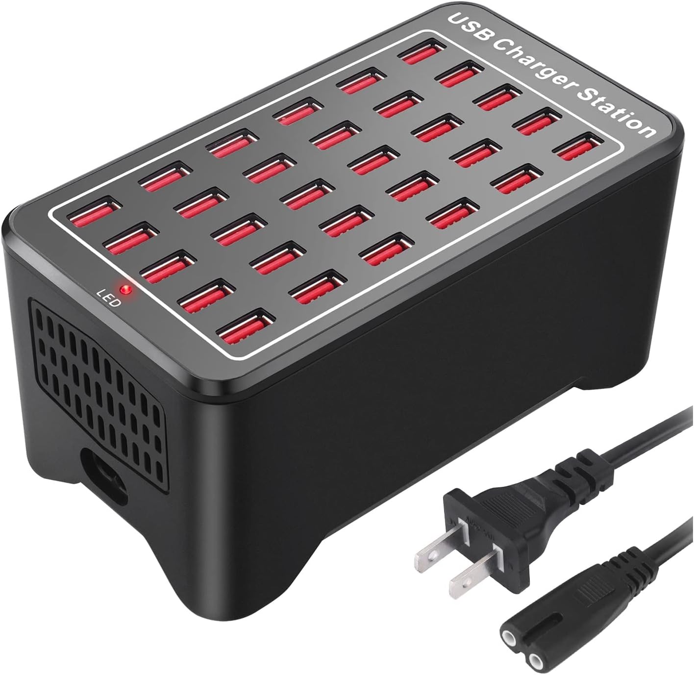 Amazon.com: USB Charging Station, 150W/30A 30 Port Travel Desktop USB ...