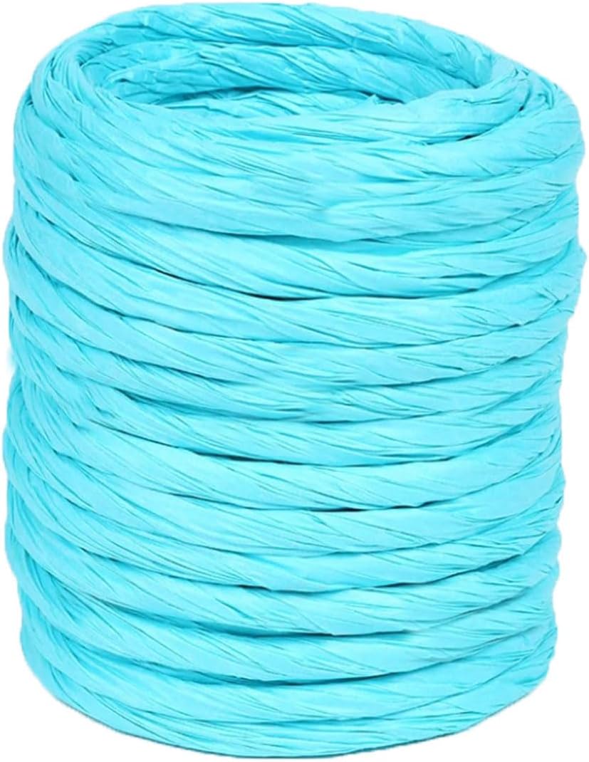 Amazon.com: 15Yard Raffia Paper Ribbon, 4mm Paper String Colorful ...