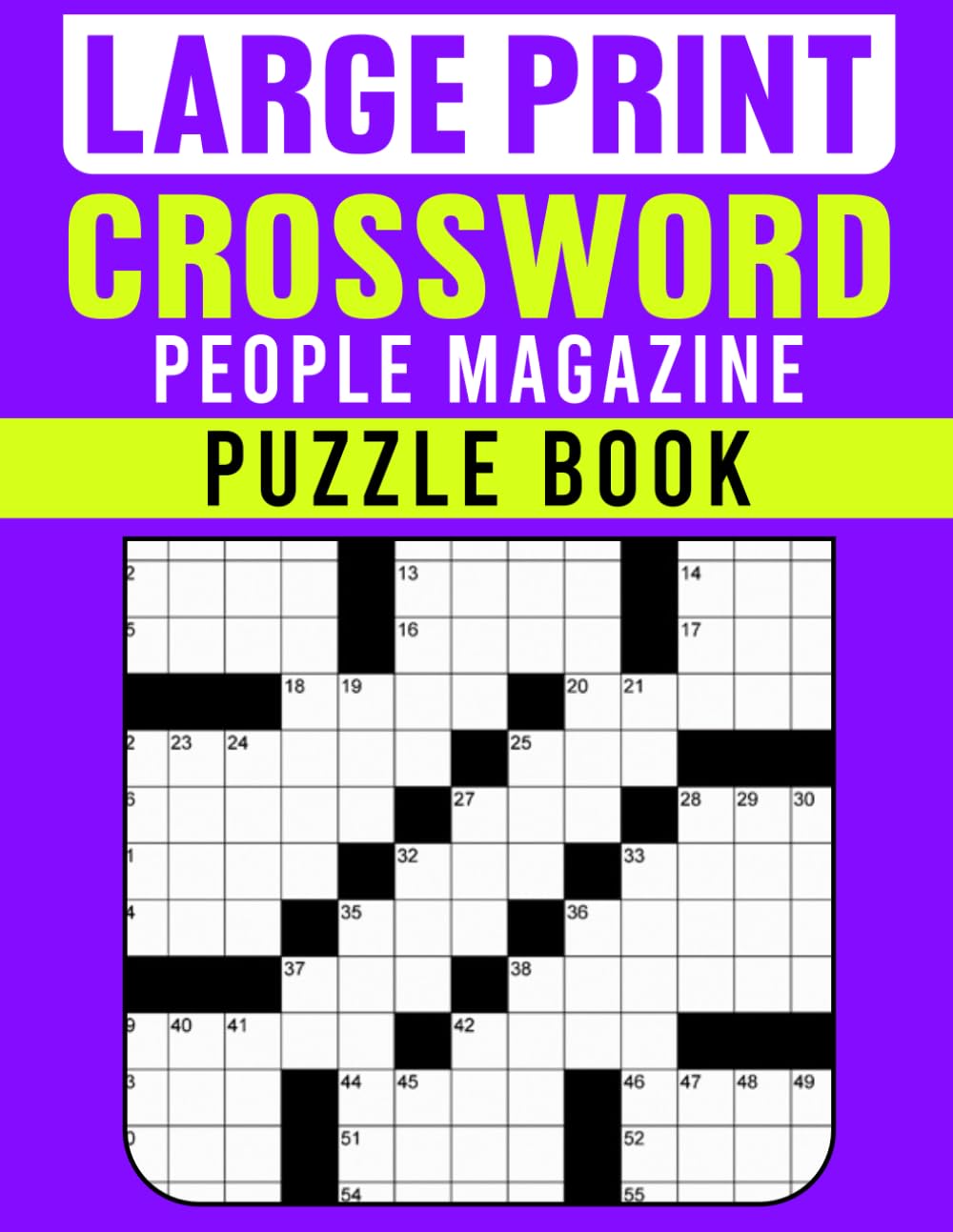 People Magazine Crossword Puzzle Book Large Print: Inviting Puzzles for ...