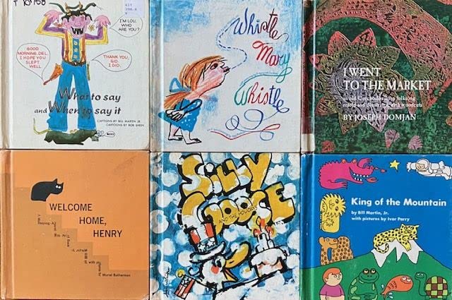 Bill Martin, Jr. 6 Book Set : I Went to the Market, What To Say and ...