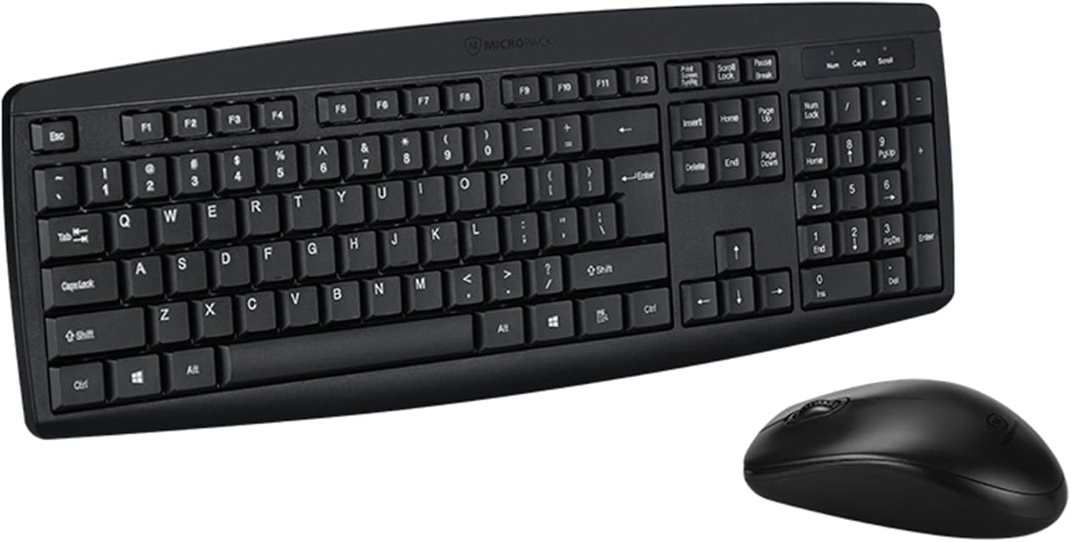 Dual Wireless Keyboard and Mouse Combo (BT + 2.4G) Multi Device ...