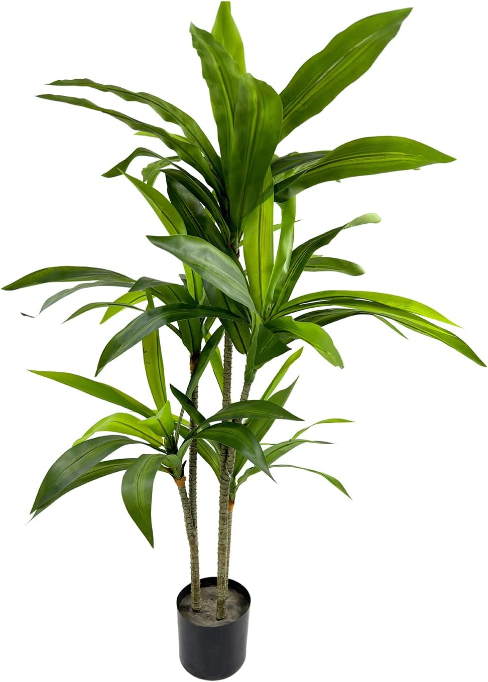 Amazon.com: VIGGDA Artificial Dracaena Tree, 4FT Tall Fake Plants ...