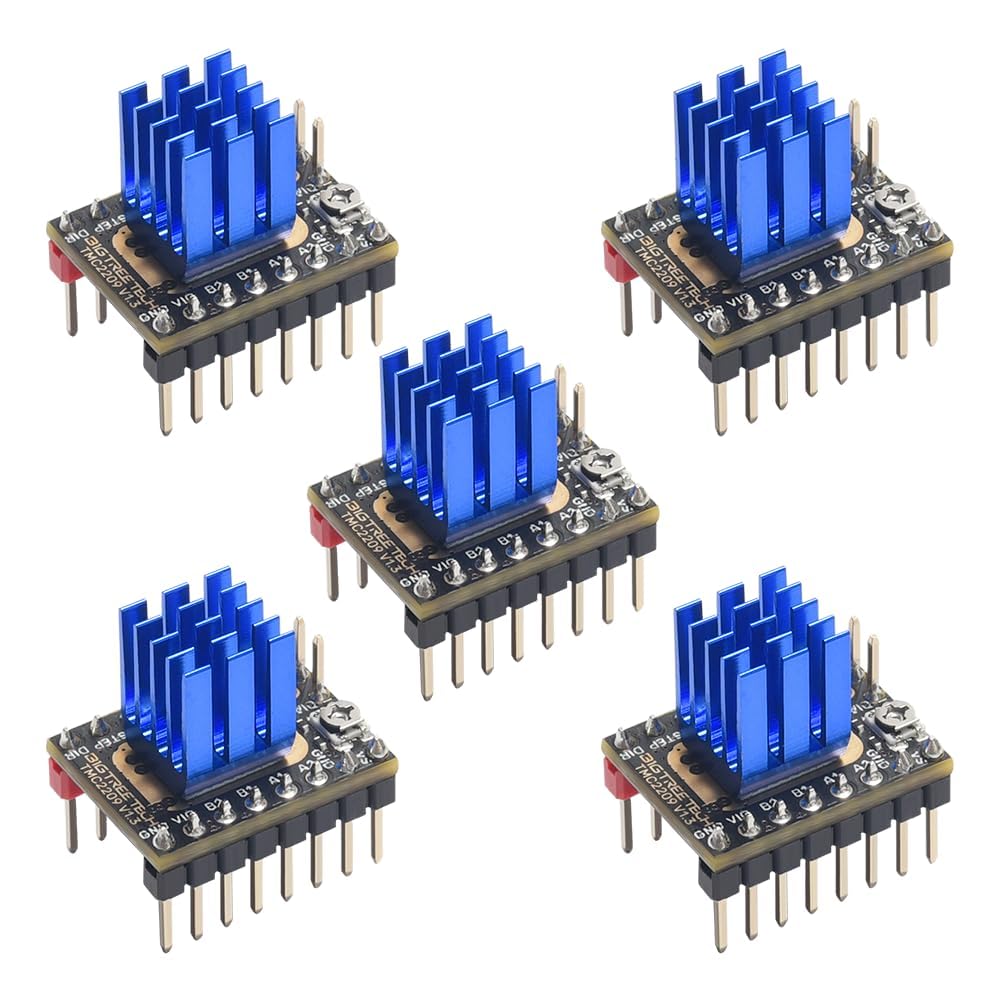 BIGTREETECH TMC2209 V1.3 Stepper Motor Driver, UART/STEP/DIR Mode, Ultra Silent Stepsticks ...