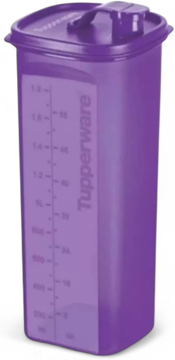 Amazon.com: Tupperware 2 Quart Square Refrigerator Pitcher in Grape ...