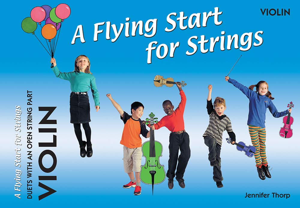 Amazon.com: A Flying Start for Strings: Duets with an Open String Part ...