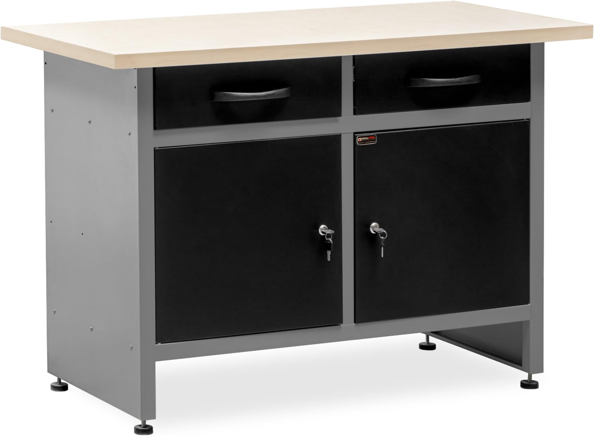 METALLMOBELL - Etabli Atelier Garage | 120x60x84cm, avec Tiroirs et ...