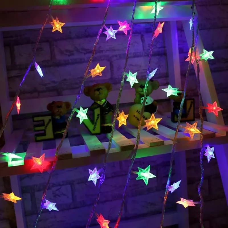 Buy REFULGIX Mini Star String Light - 14 LED Plug-in Rice Fairy Lights ...