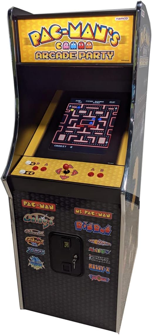 Buy Pac Man Arcade Party 13 Games Full Size Cabinet Home Edition 26 ...
