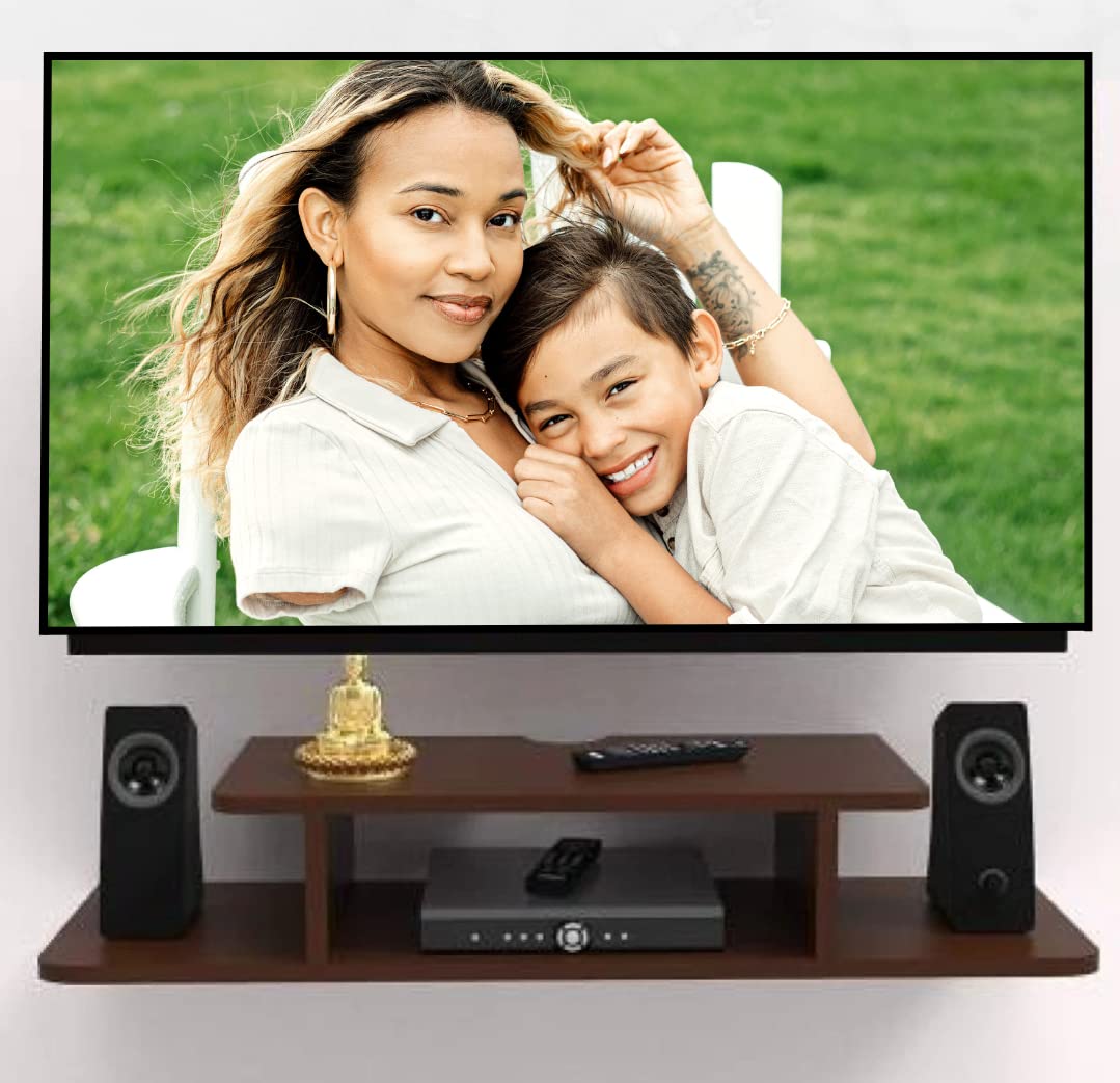Moak Trader Wooden TV Set Top Box Stand for LED, WiFi, Speaker MDF ...