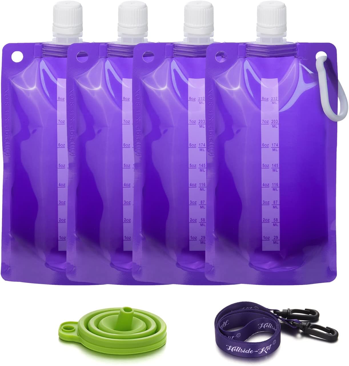 Amazon.com: Hillside-Kit Plastic Flasks Concealable and Reusable Cruise ...