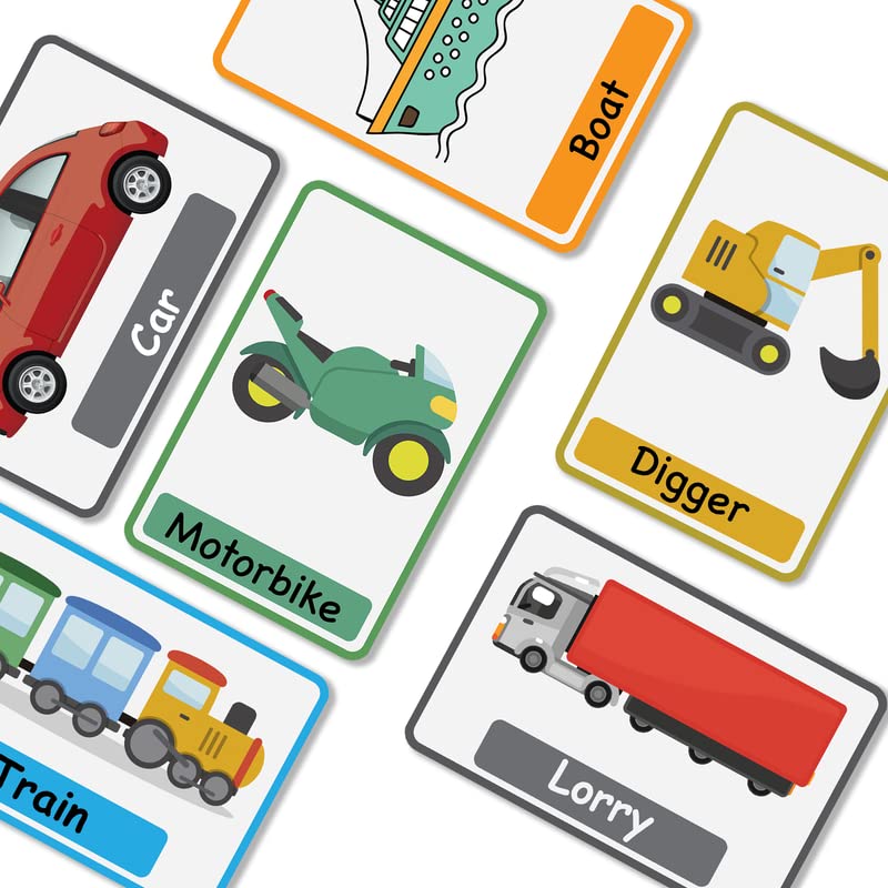 Transport Flash Cards For Kids Early Learning Easy And Fun | Desertcart ...