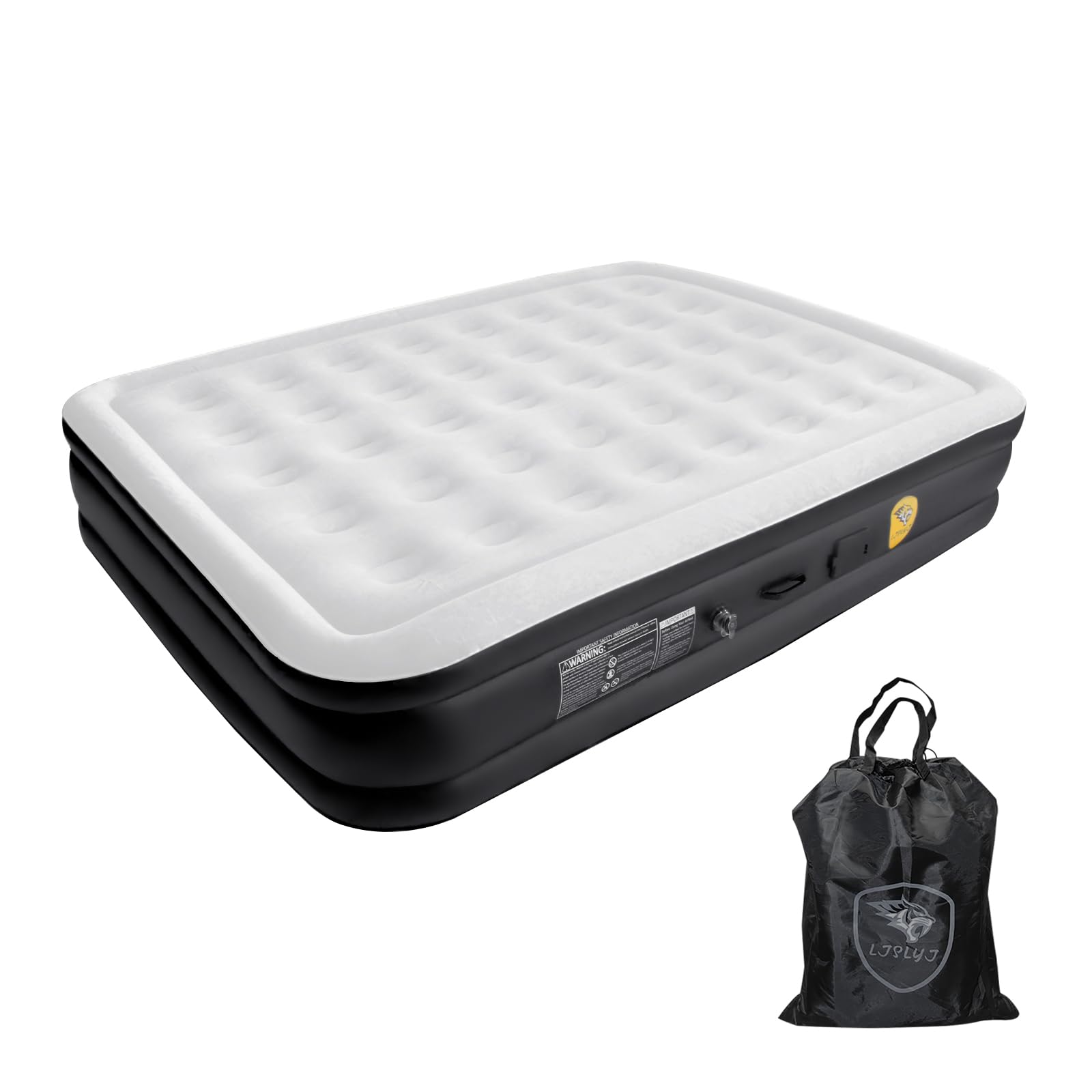 LJSLYJ Queen Air Mattress with Built in Pump,3 Mins Quick Self ...