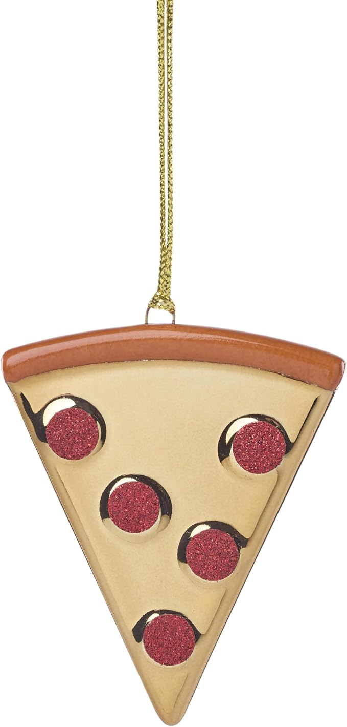 Amazon.com: Kate Spade New York Be Jolly Pizza Slice Ornament ...