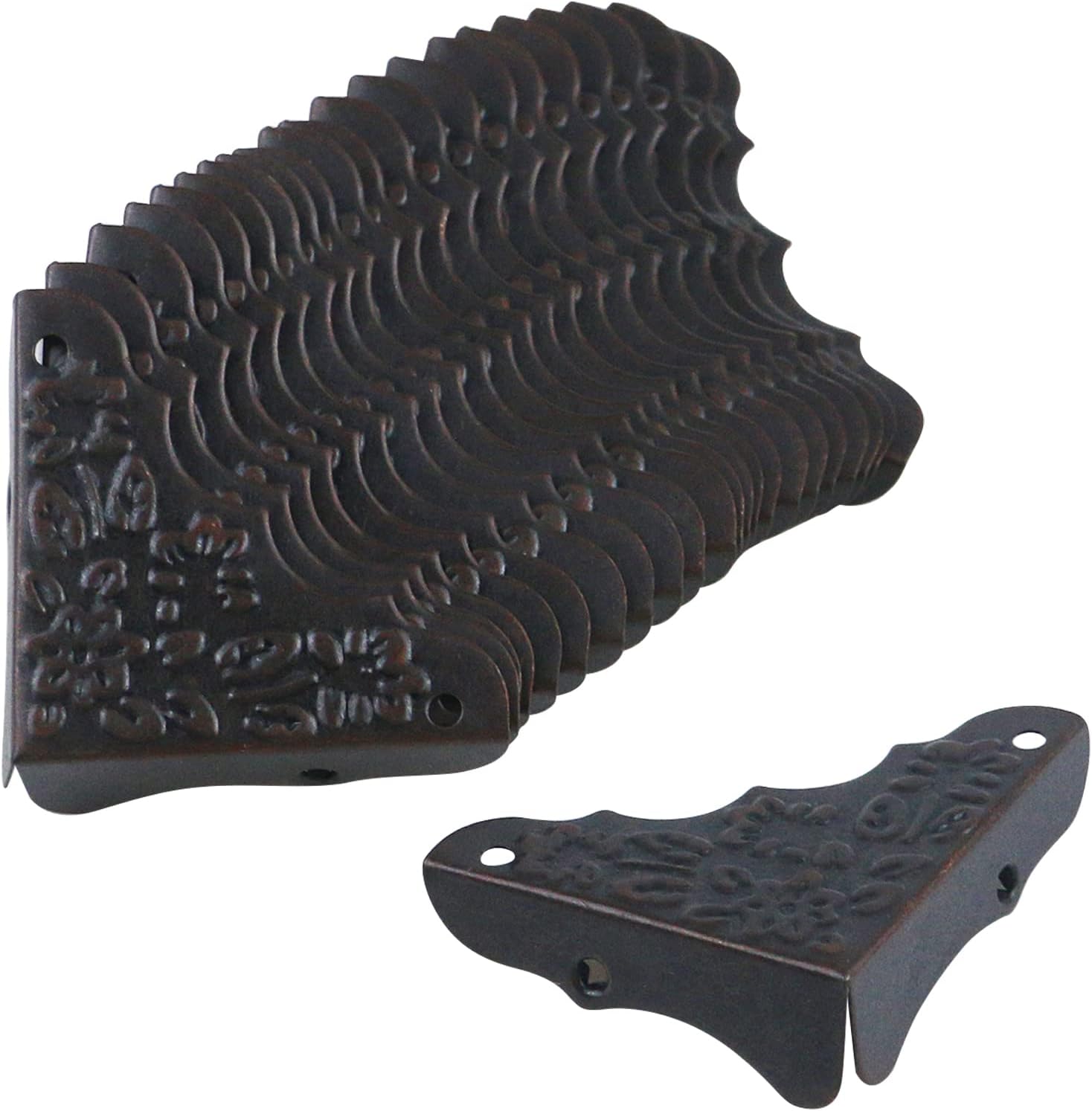 Amazon.com: Antrader Metal Decorative Case Box Corner Furniture Edge ...