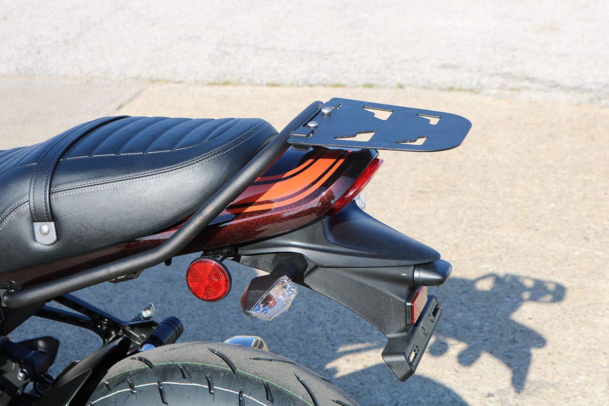 T-Rex Racing Passenger Back Rest & Grab Bar Luggage Rack for Kawasaki ...